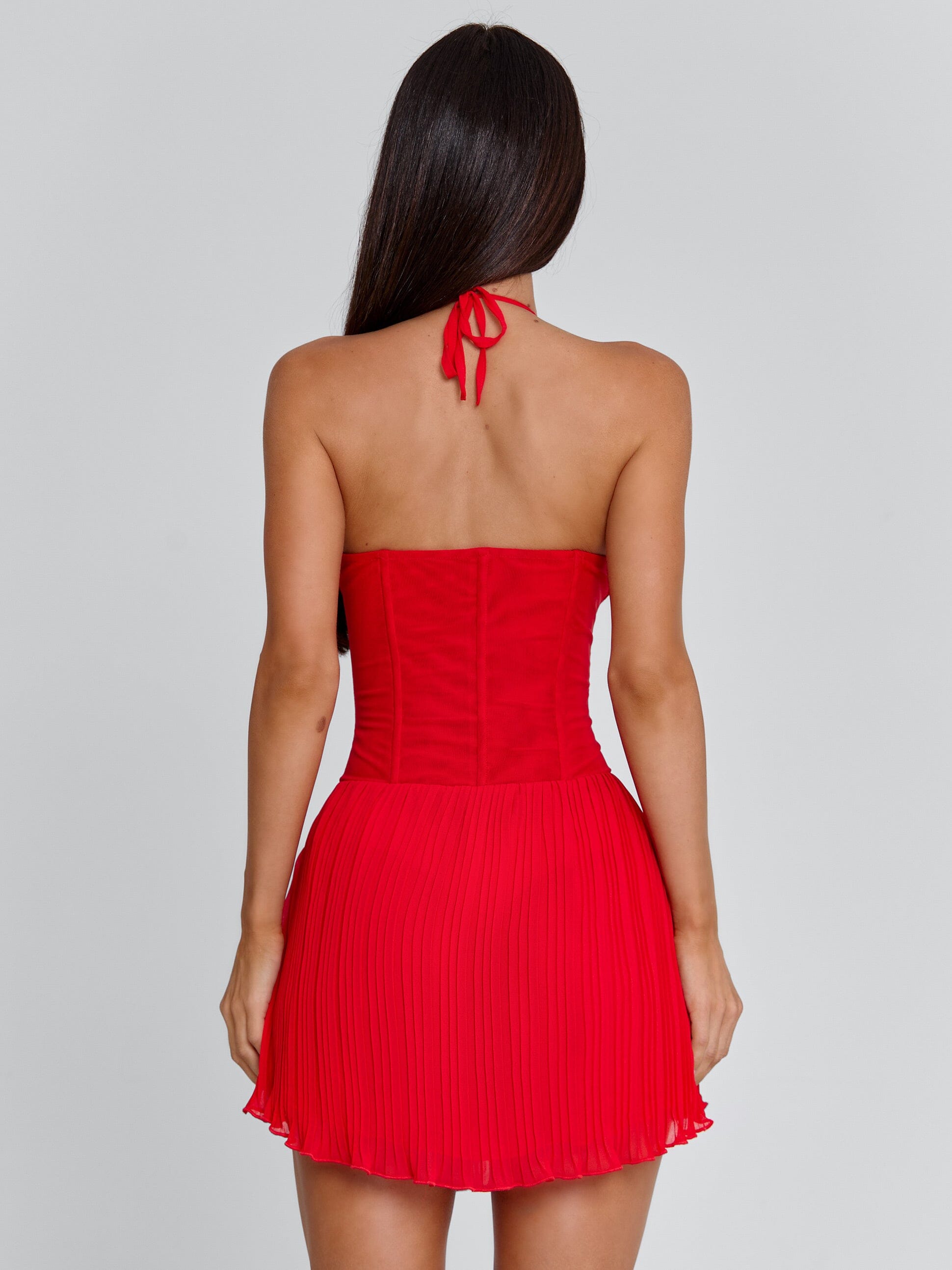 Calla Mini Dress Red | Outcast UK