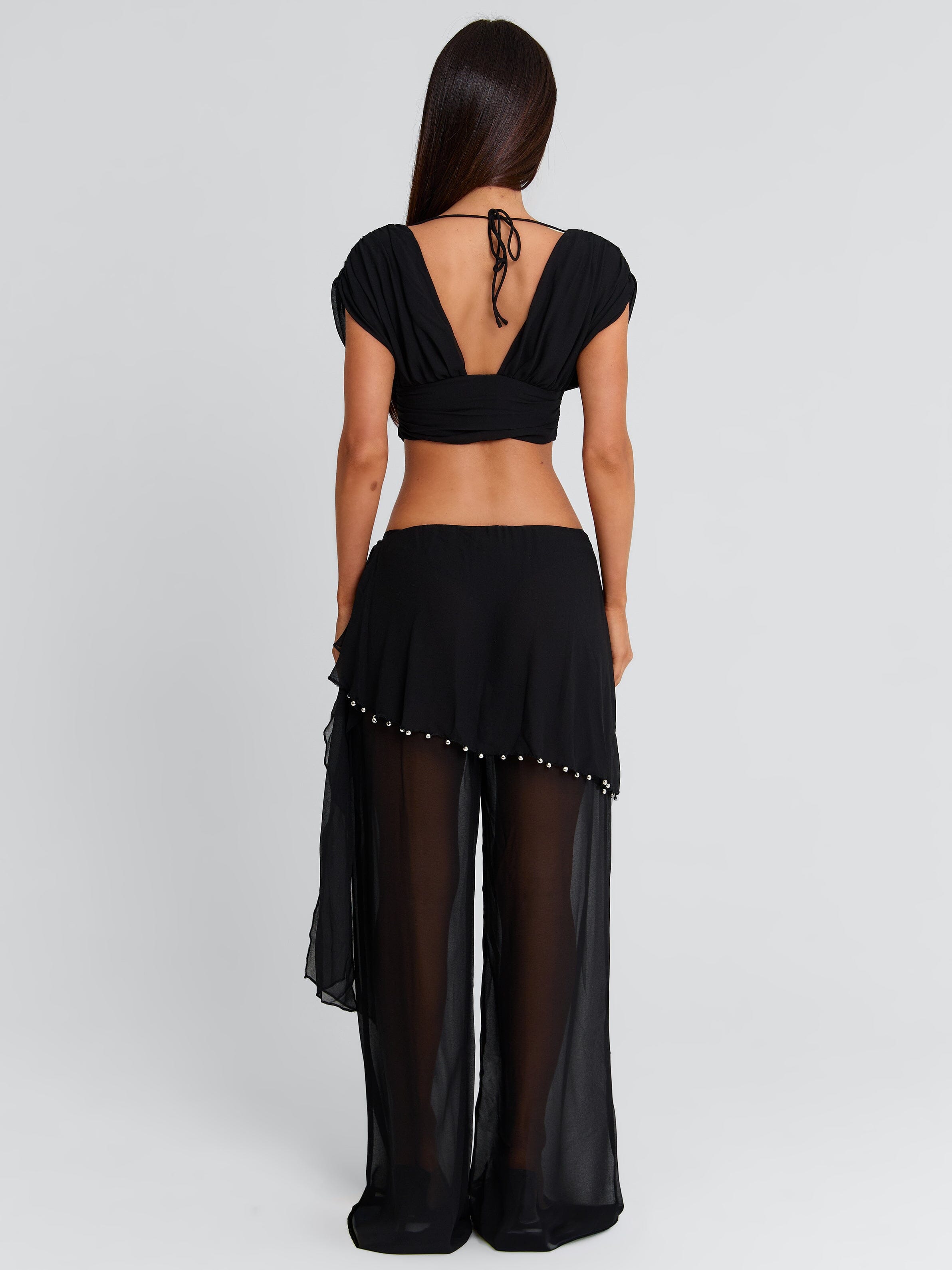 Haillie Top Black | Outcast UK