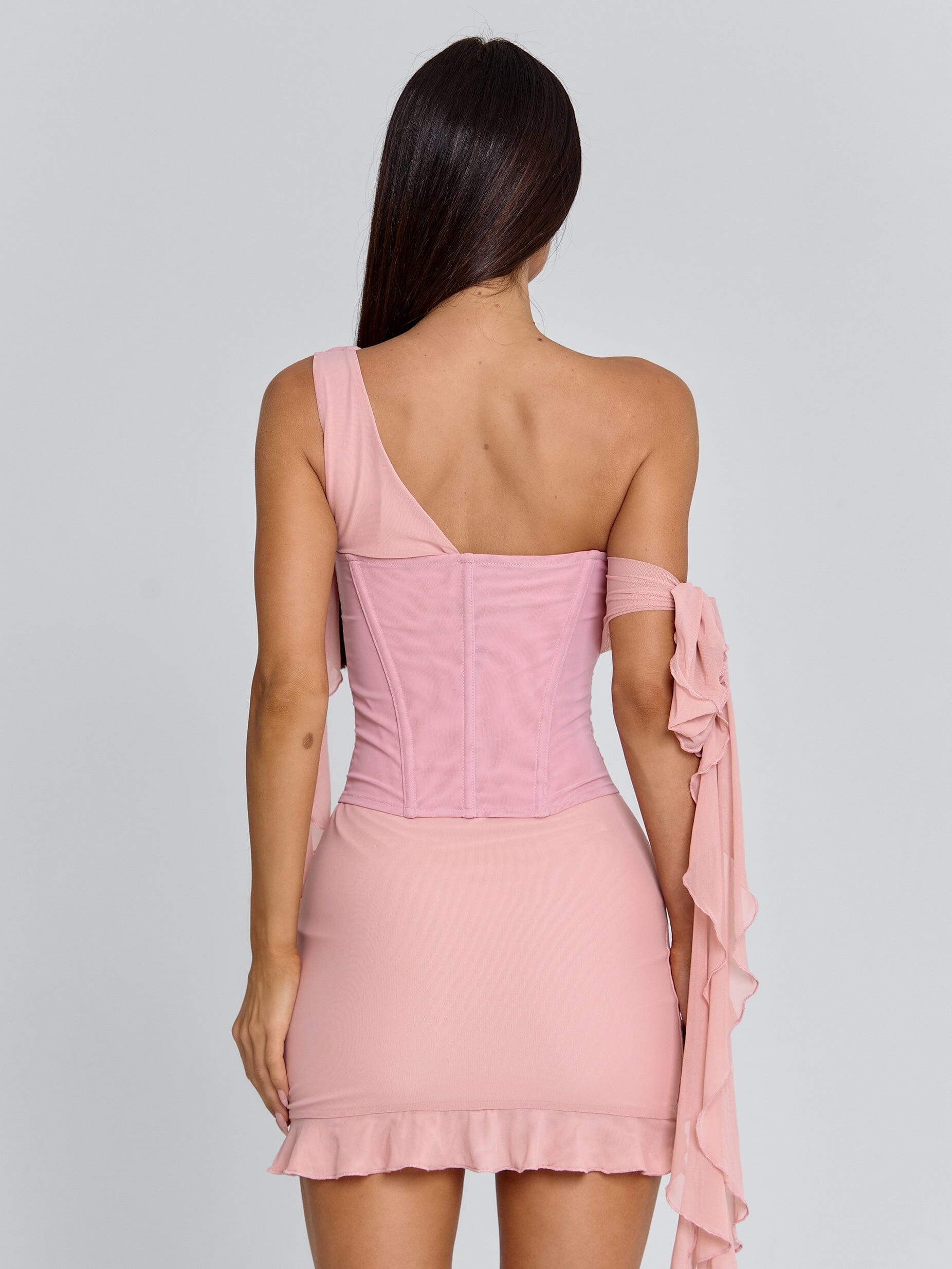 Loreto Mini Dress Pink | Outcast UK